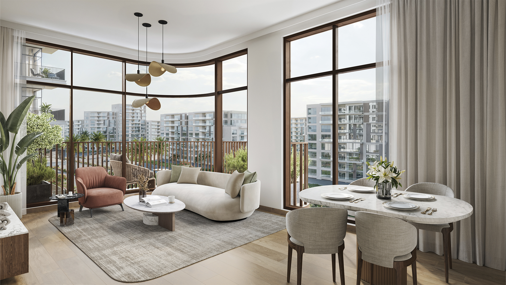 Savannah is a residential project in Town Square area, next to the park